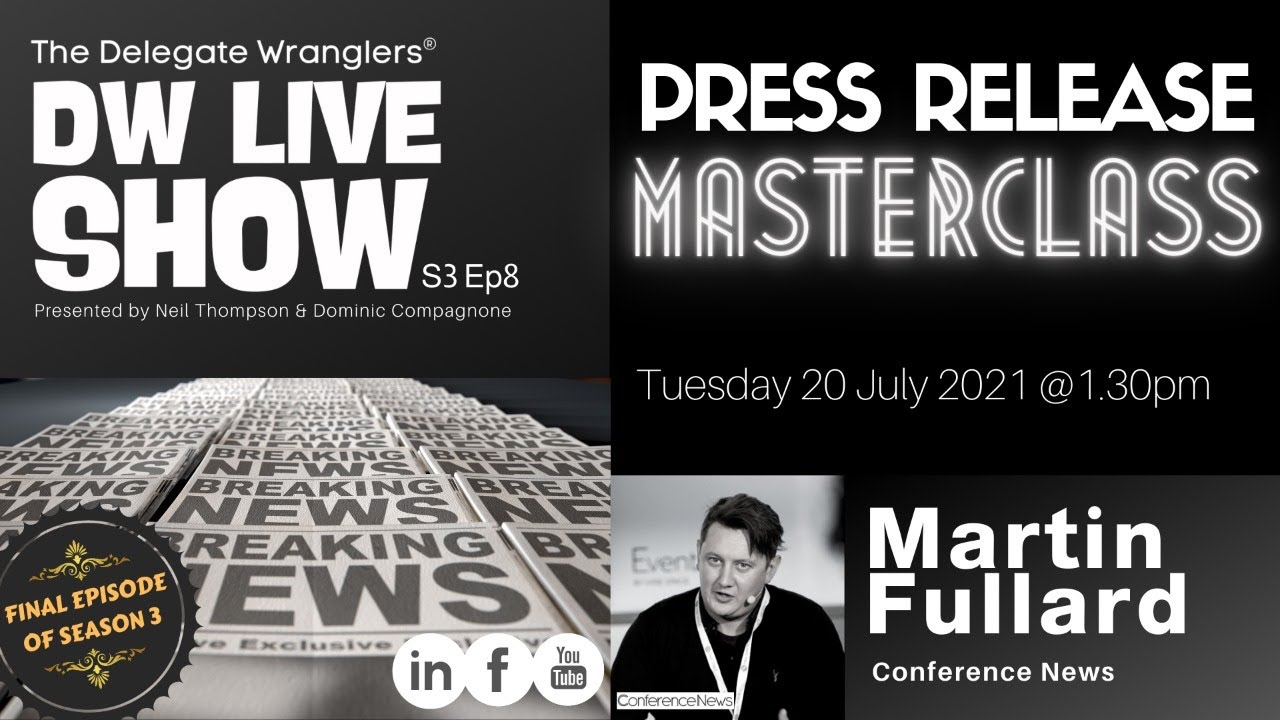 DW Live Show - Press Release Masterclass - YouTube