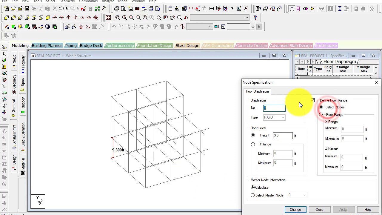 PART 65 - Assigning the Floor Diaphragm in Select Series 6 Version of ...