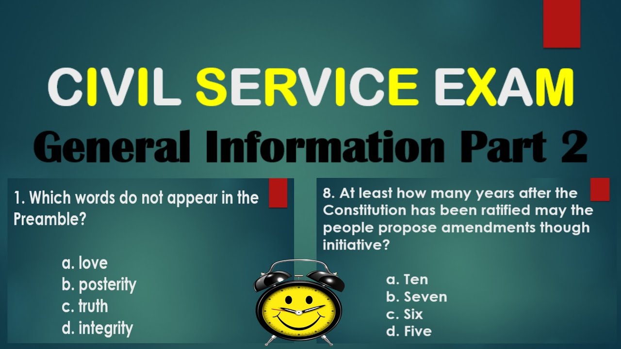 Civil Service Reviewer 2021 | General Information Part 2 - YouTube