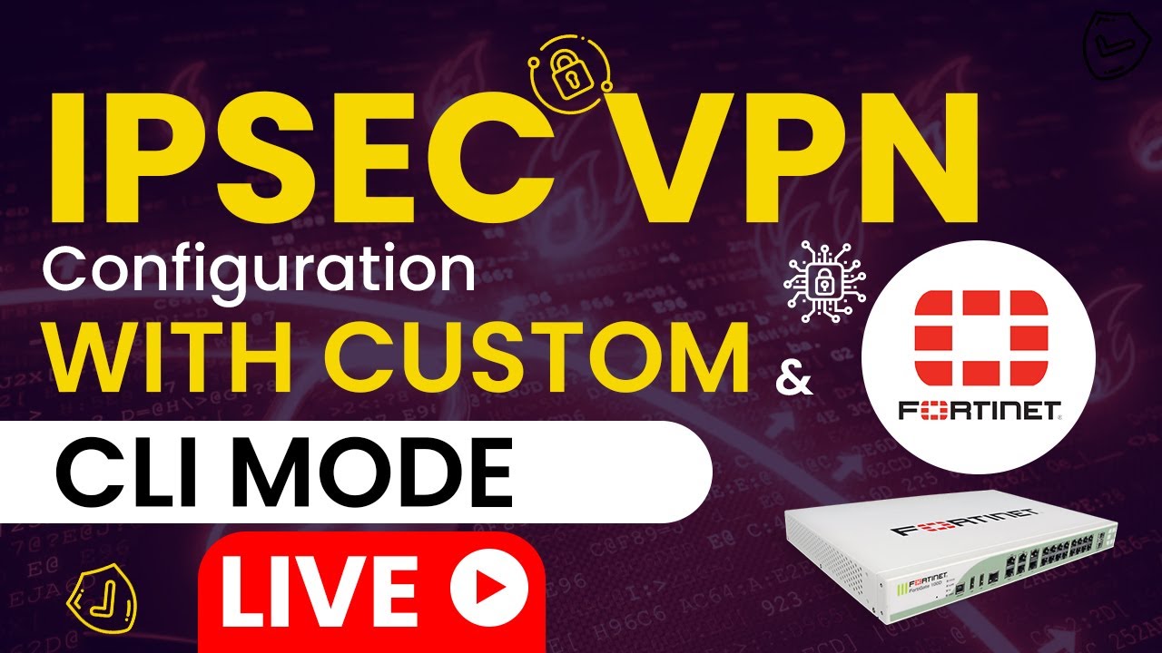 Ipsec Vpn Configuration With Custom And Cli Mode Tech Guru Manjit