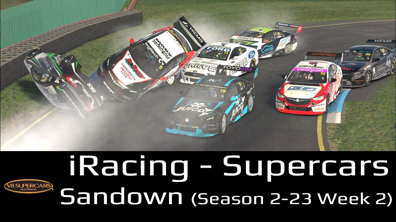 iRacing - Supercars: Sandown - YouTube