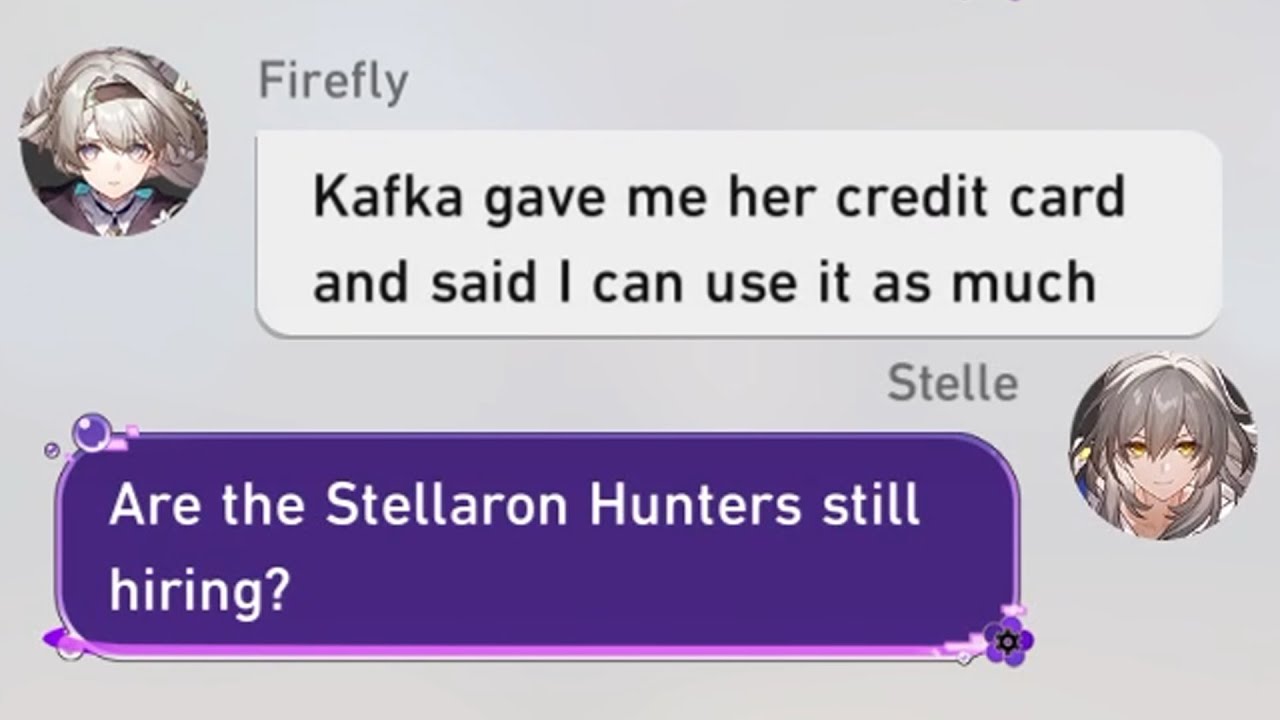So... STELLE "Joins" STELLARON HUNTERS?? FIREFLY Honkai Star Rail HSR ...