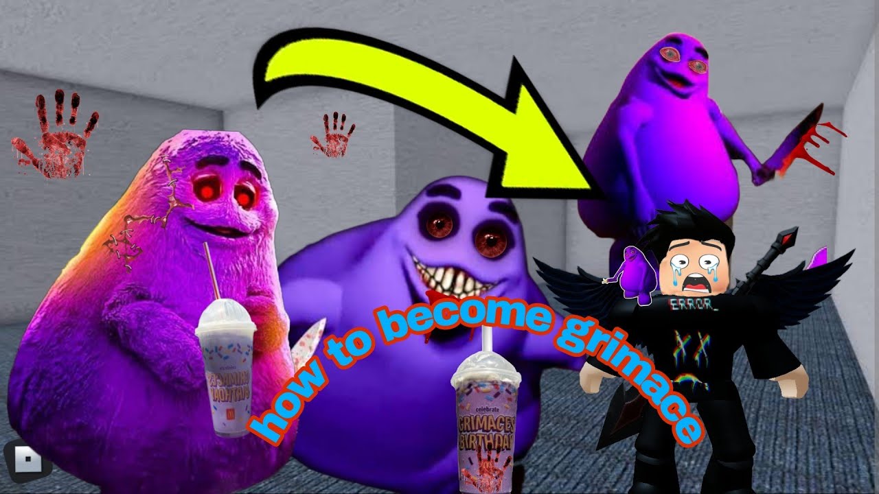 How To Make MCDONALD'S GRIMACE Avatar in roblox | making grimace in ...