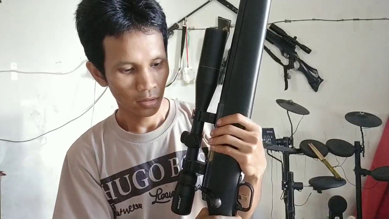 Review Senapan PCP Luger - YouTube