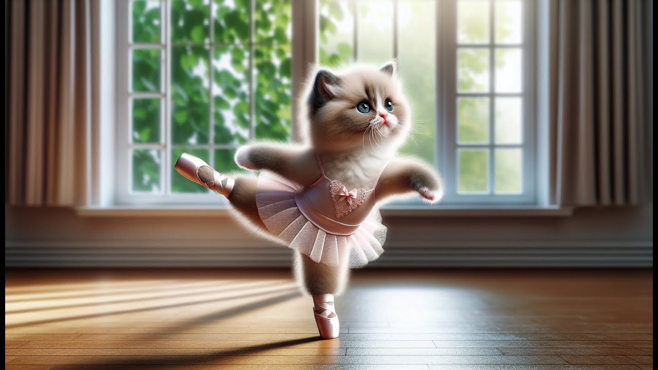 Mimpi Ballet Mimi | kucing cerita lucu | Kucing Menari | Ballet Kucing ...