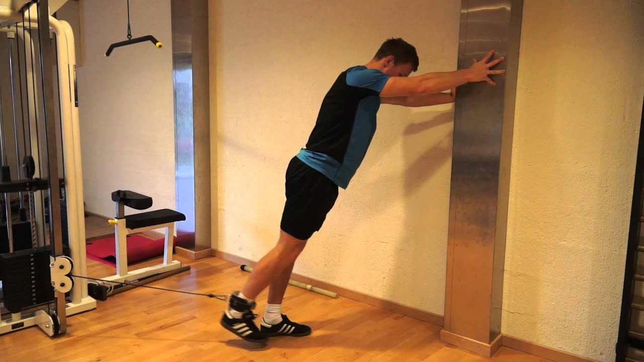 Hofte fleksion (kabel) - SportLog dk - YouTube