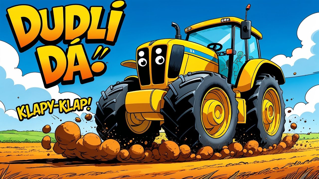 Velká kola traktoru se točí dál 🚜🎵 | Dětská písnička o traktoru - YouTube