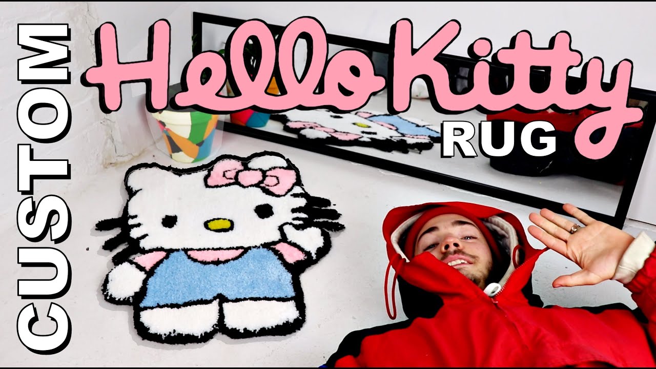 Making a RUG by Hand (Tufting Process) - YouTube