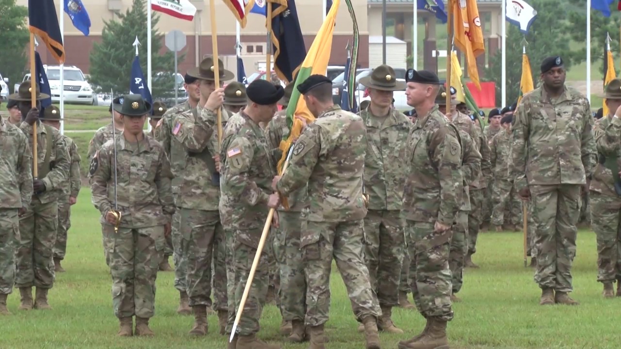 COL Scott Allen Assumes Command of 194th Armored Brigade - YouTube