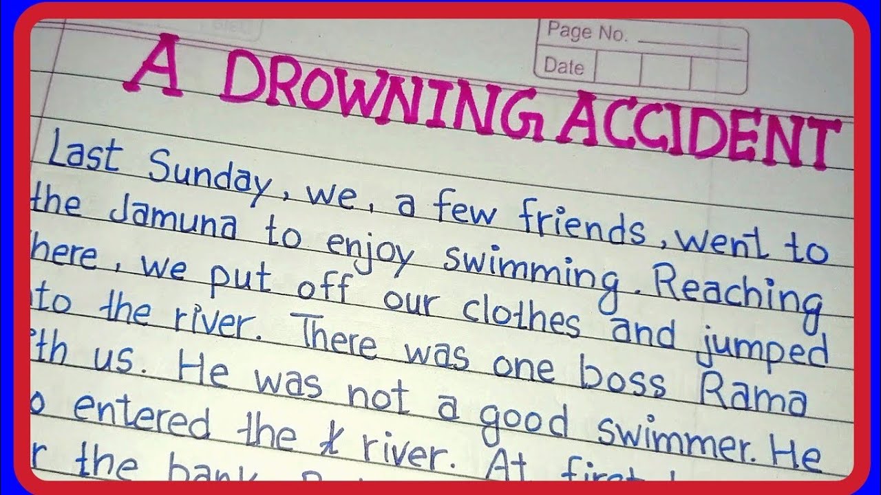 A DROWNING ACCIDENT - YouTube