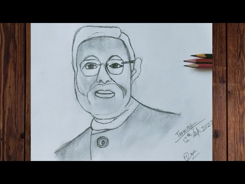 Drawing Modi Ji.... - YouTube