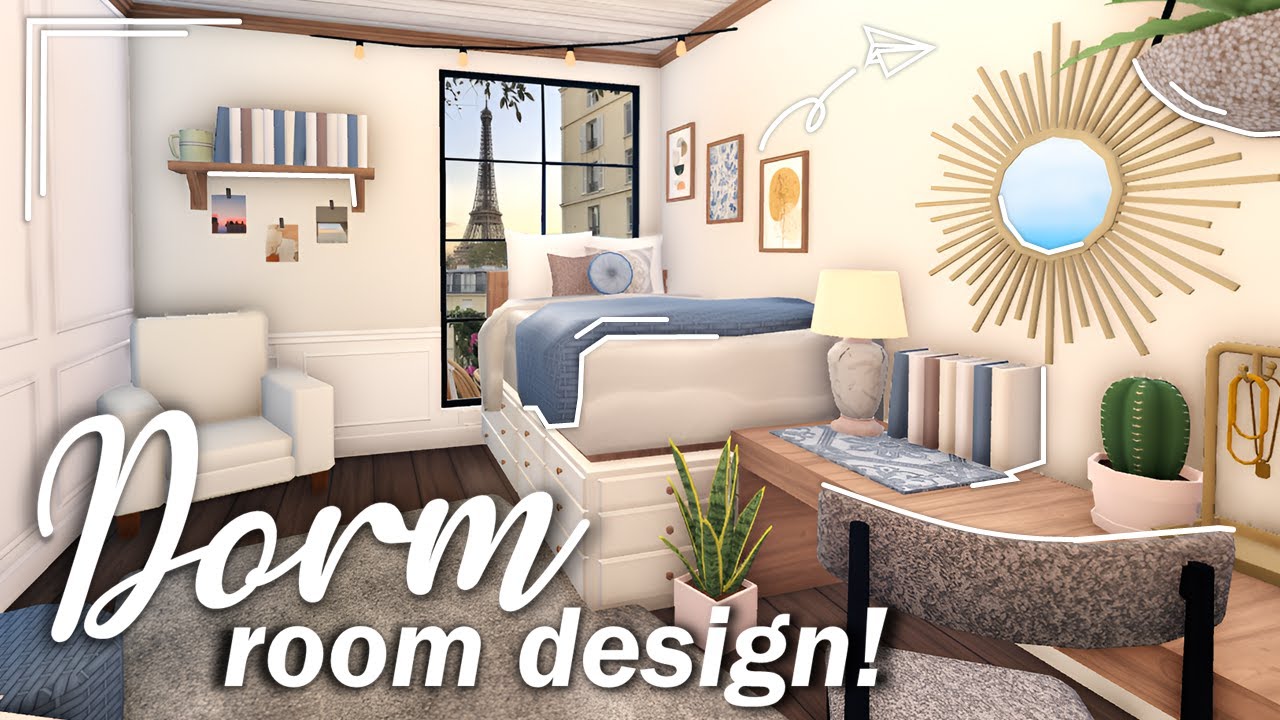 Bloxburg: Dream Dorm Room - Speedbuild - YouTube