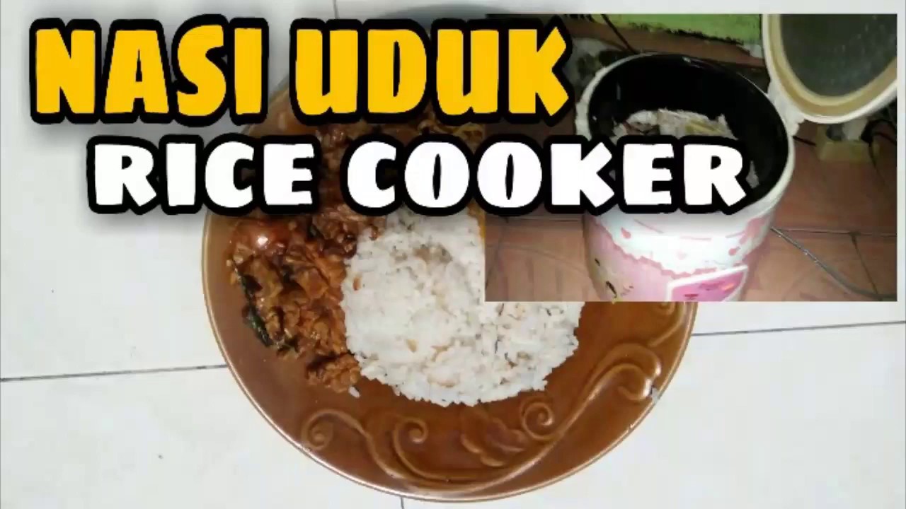 Nasi uduk rice cooker || mudah & cepat - YouTube