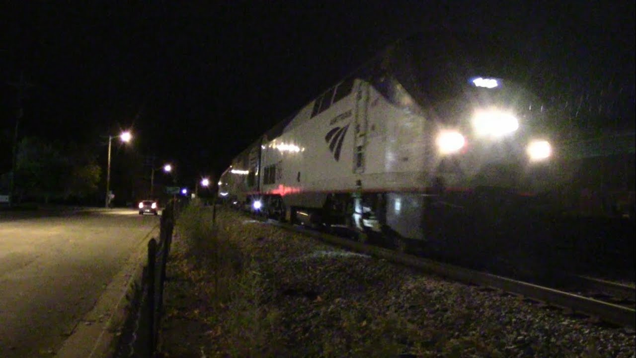 CSX P937 w/ AMTK 168, AMTK 203 (OLS), & 12 Private Cars at the Salem ...