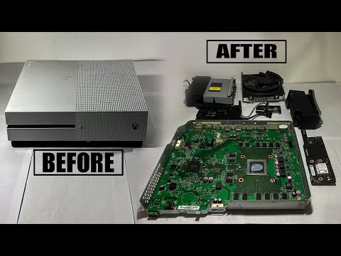 How to take apart Xbox One S - YouTube