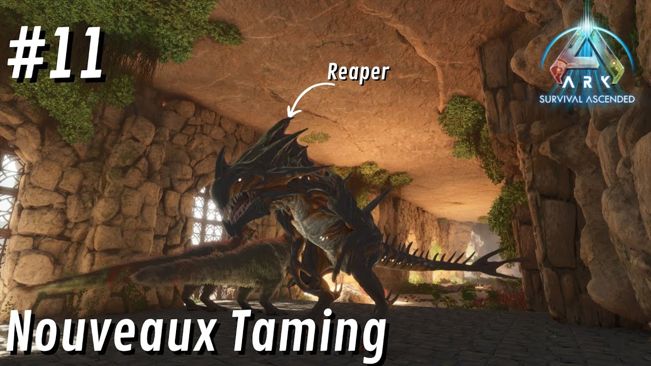 J'ai Tame une Reaper !! Ark Survival Ascended. - YouTube