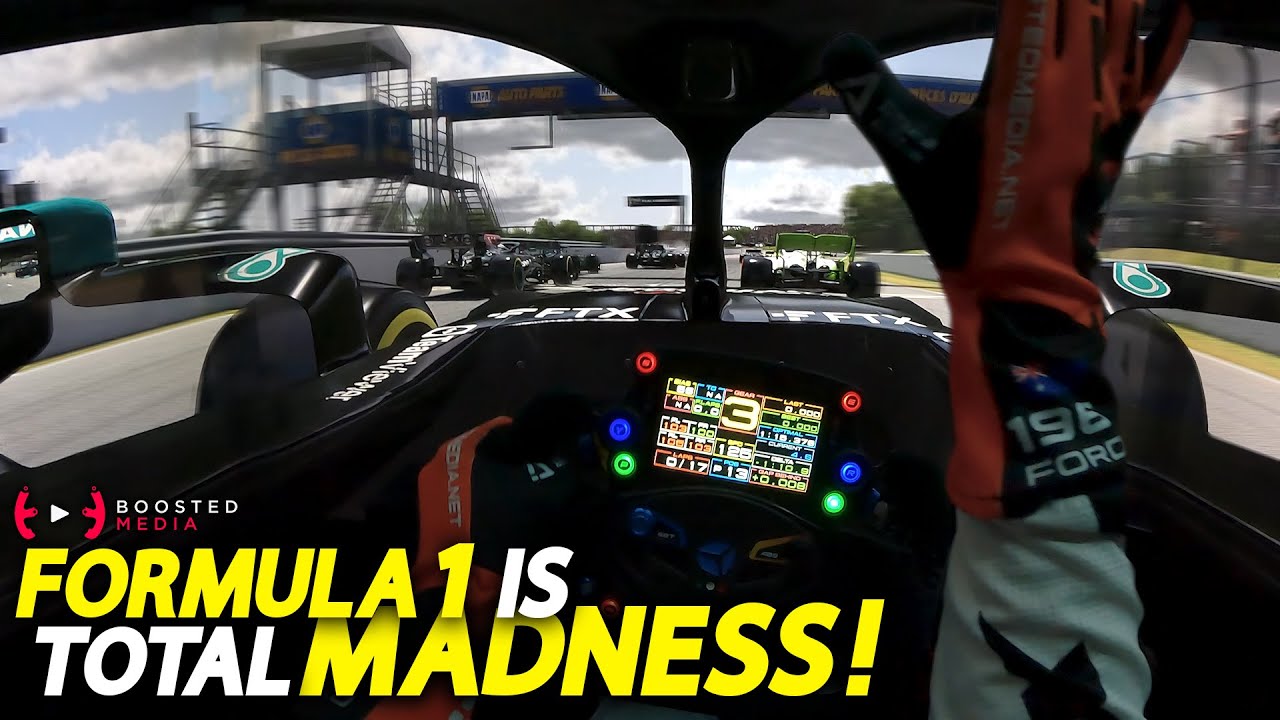 F1 HELMET CAM! - Hyper-Realistic Sim Racing - YouTube