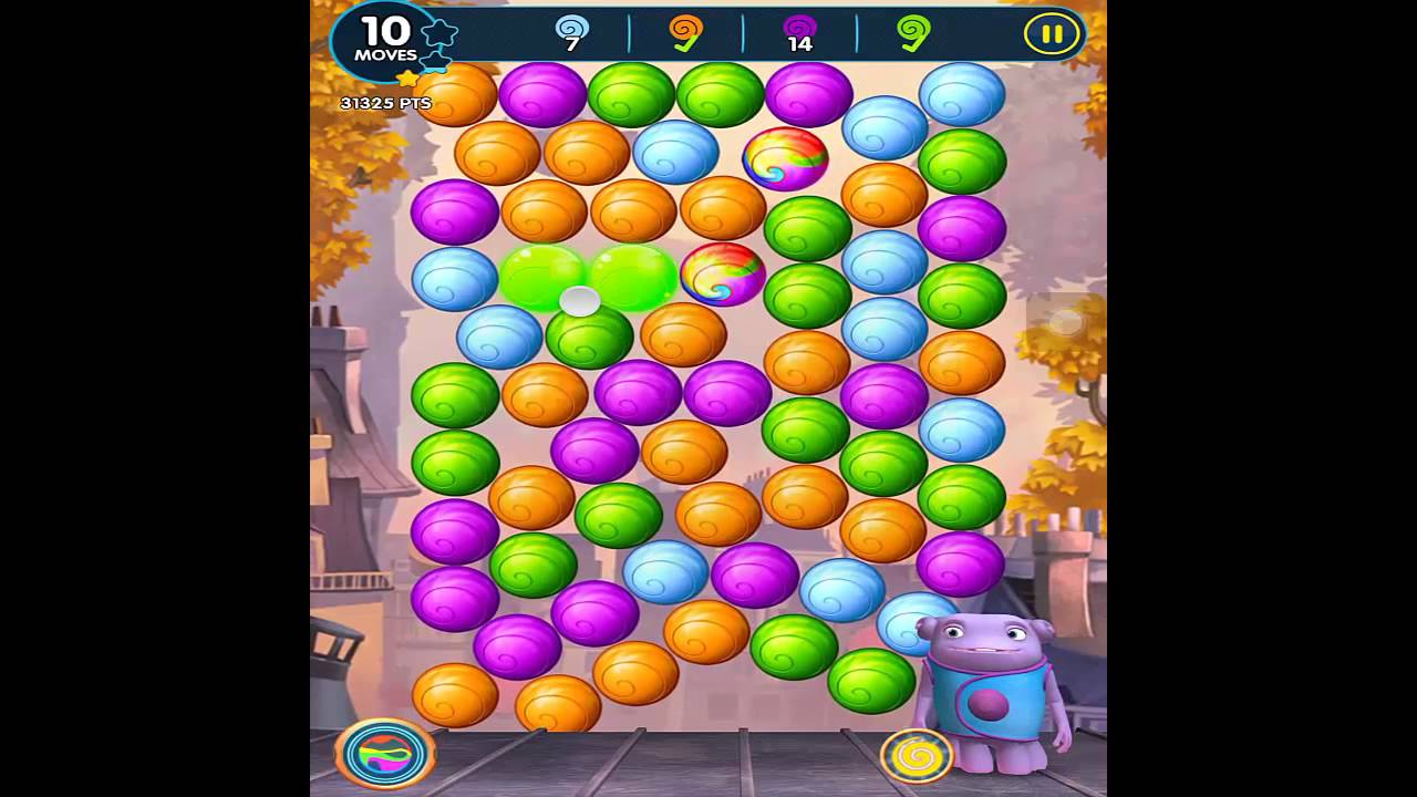 HOME Boov Pop! Level 17 Walkthrough Guide - YouTube