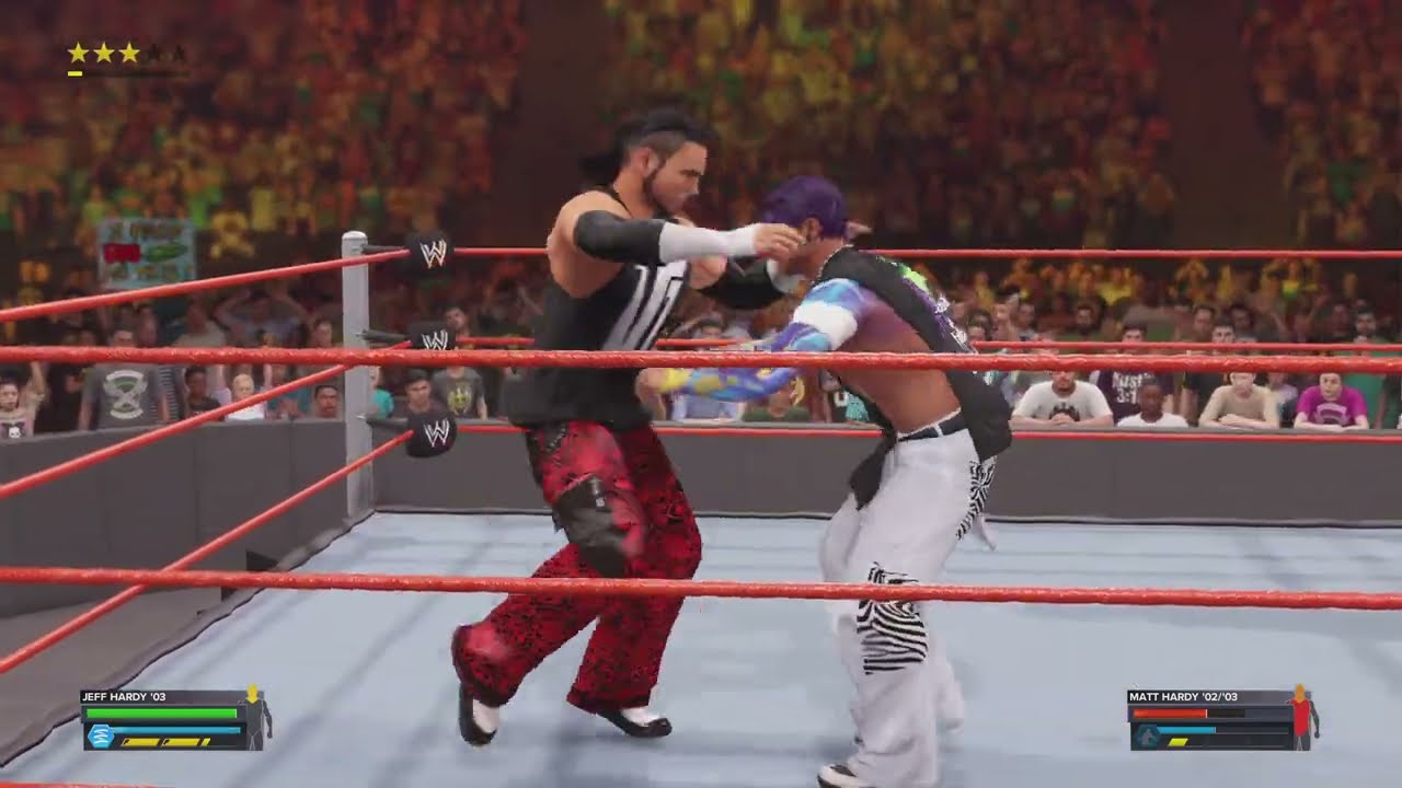 WWE 2K23 | Jeff Hardy vs Matt Hardy - YouTube