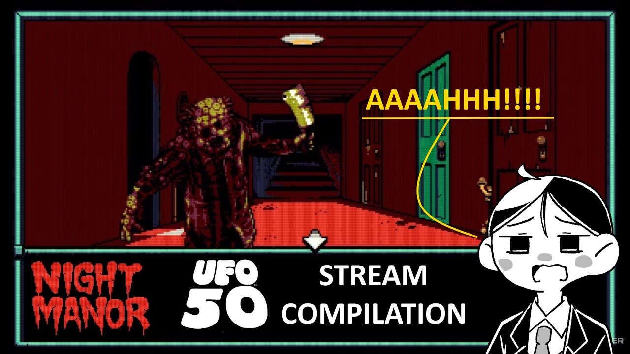 Night Manor (UFO 50) Stream compilation - YouTube