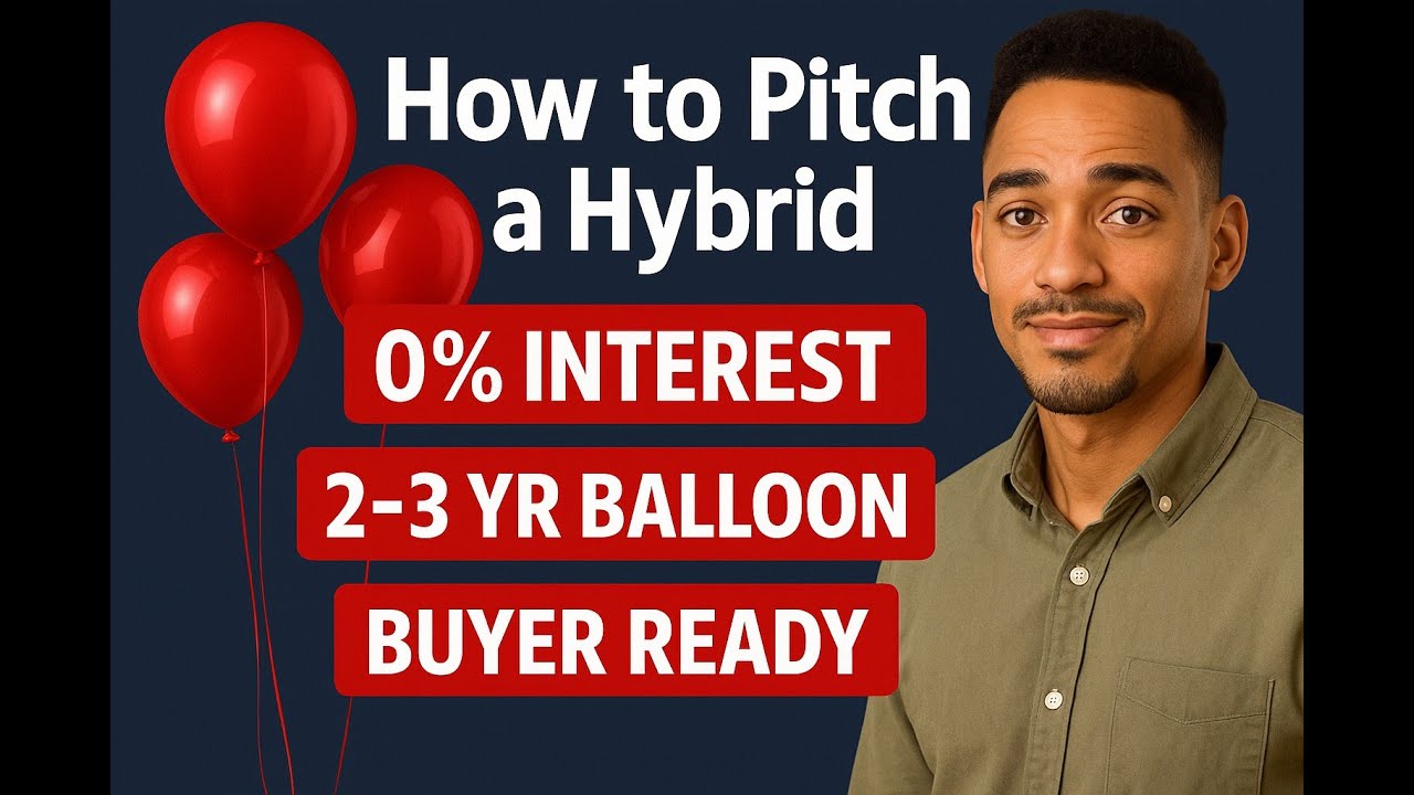 How to Pitch a Hybrid: 0% Interest | 2–3 Yr Balloon | Buyer Ready - YouTube