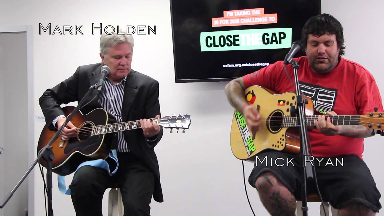 Mark Holden and Mick Ryan perform 'Kill Party' at Close the Gap Day in ...