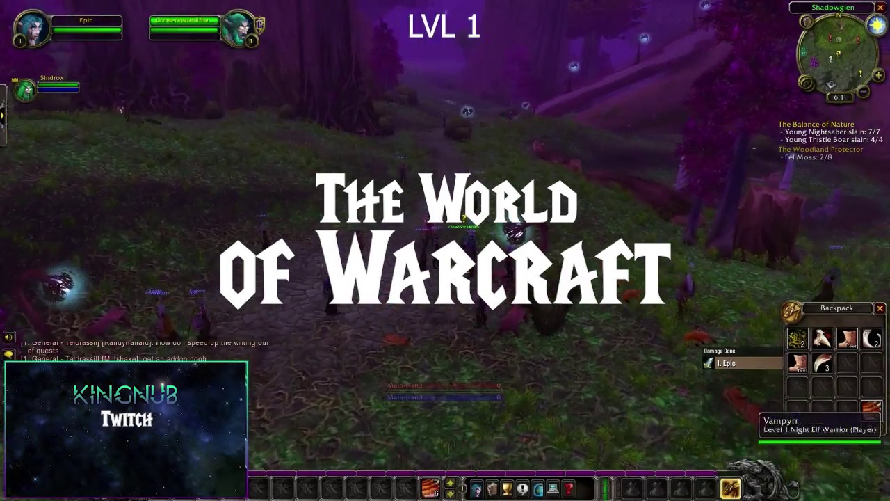 Wow Classic Warrior Leveling 1 60 Youtube