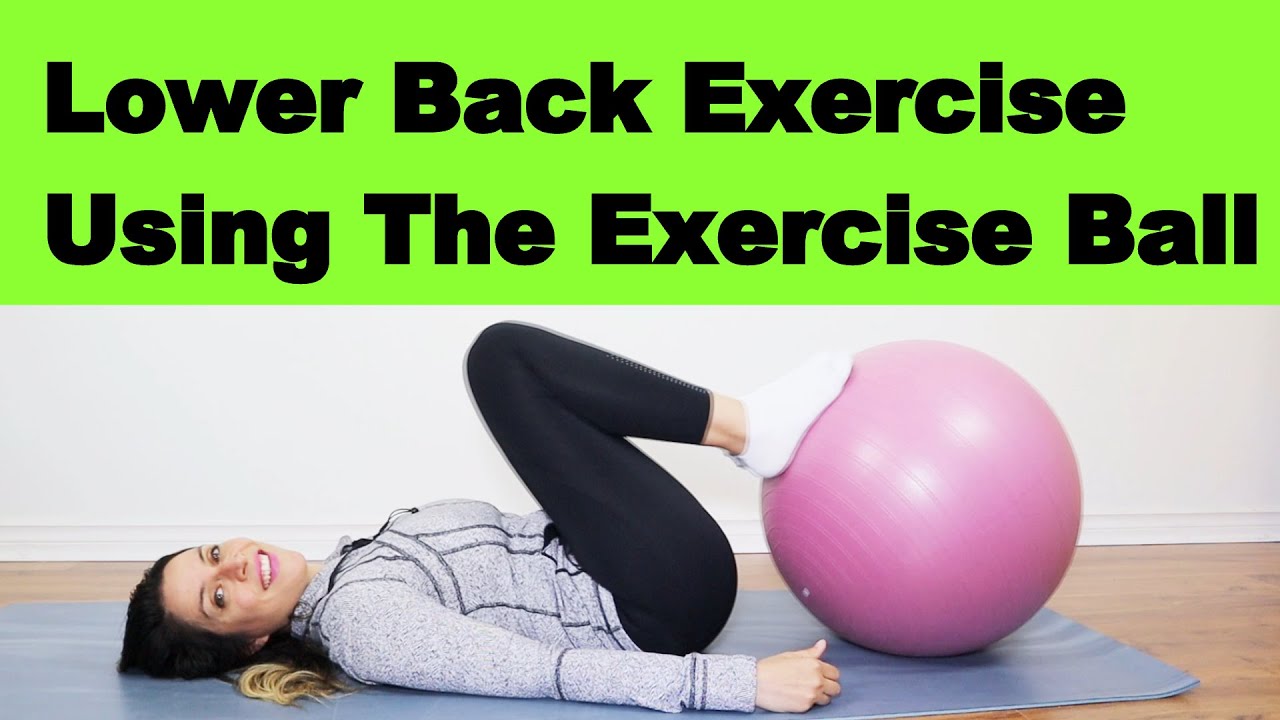 Core Strengthening Using Exercise Ball - YouTube