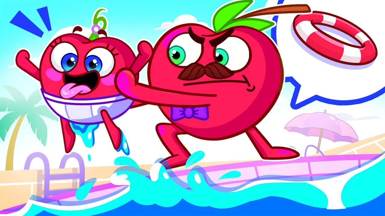 Safety In The Swimming Pool Song 💦 | Funny Kids Songs And Nursery ...