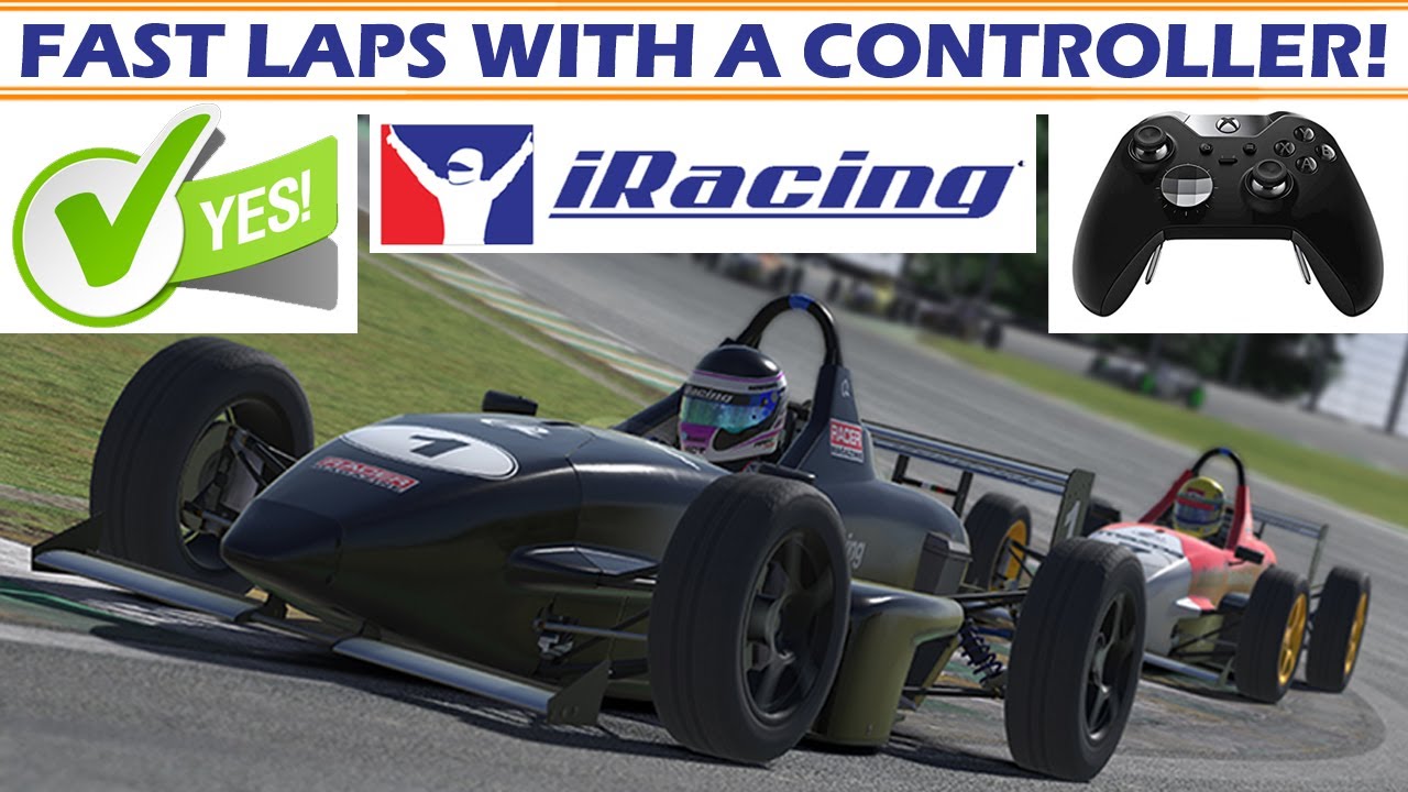iRacing with a controller, fast laps are possible! - YouTube