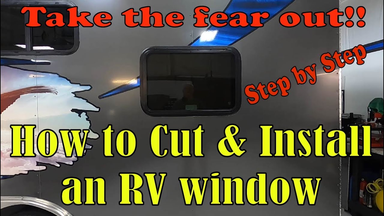 Cargo Trailer Conversion Emergency Exit Window Install - YouTube