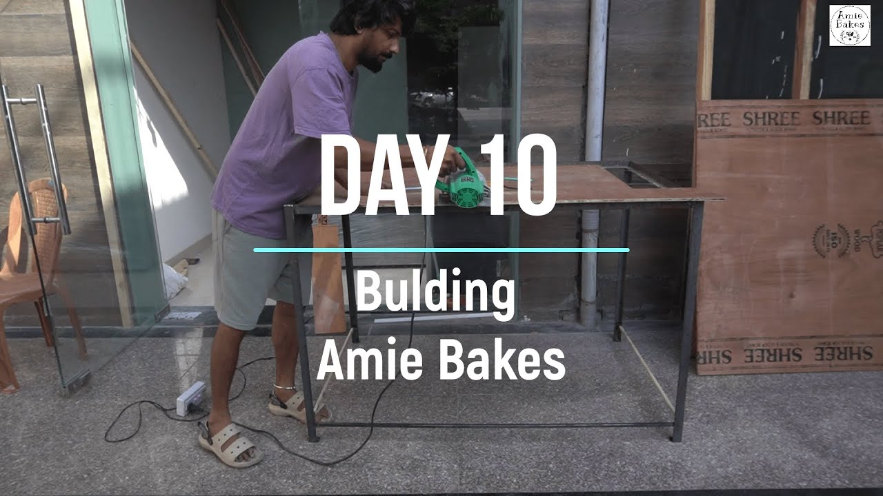 Day 10 - Building Strength: Iron Angles & Table Setup at Amie Bakes 🔩🪚 ...