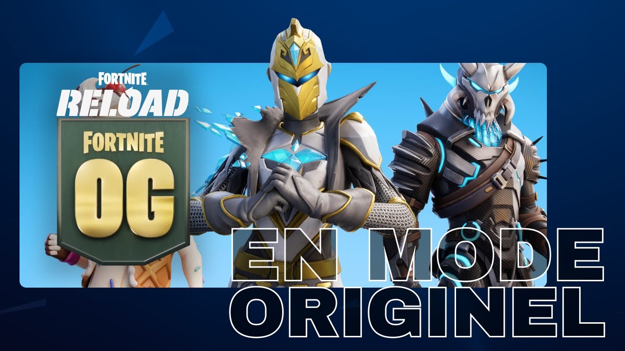 FORTNITE RELOAD OG | STYLE OG AVANT LA MAJ - YouTube