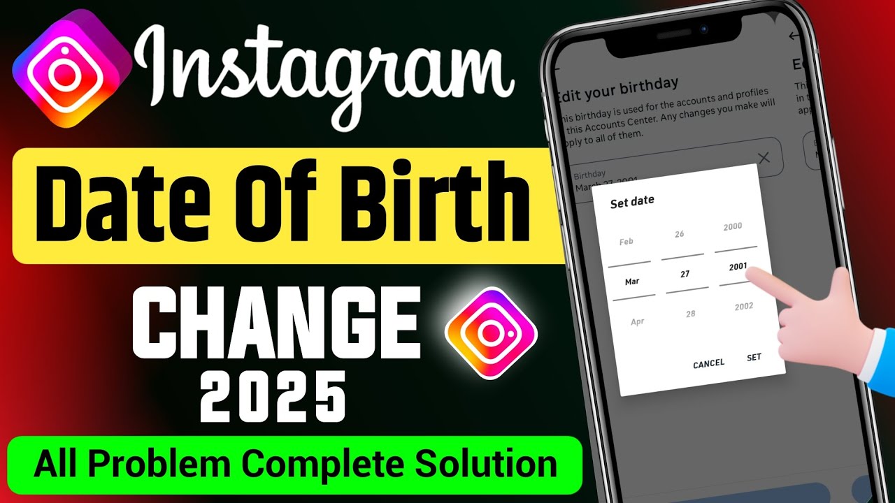 How to Change Your Birthday on Instagram | Instagram Me Date of Birth ...