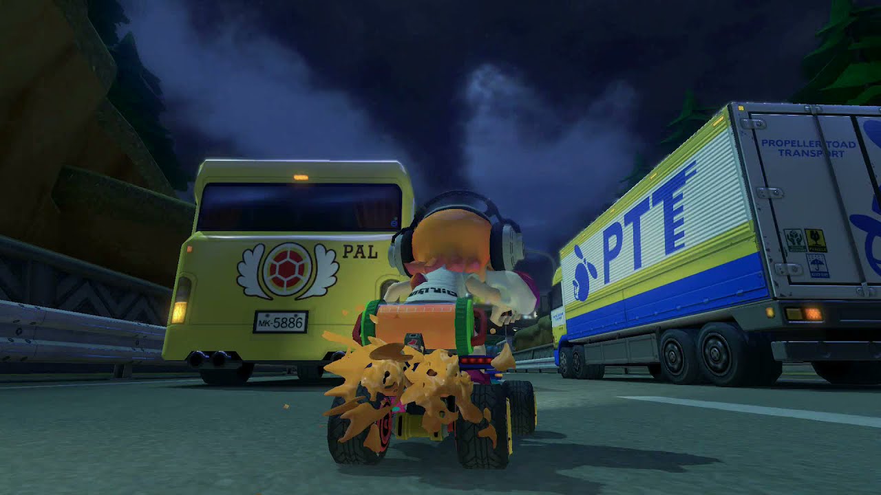 Mario Kart 8 Deluxe - 200cc Toad's Turnpike Inkling Girl's Flawless ...