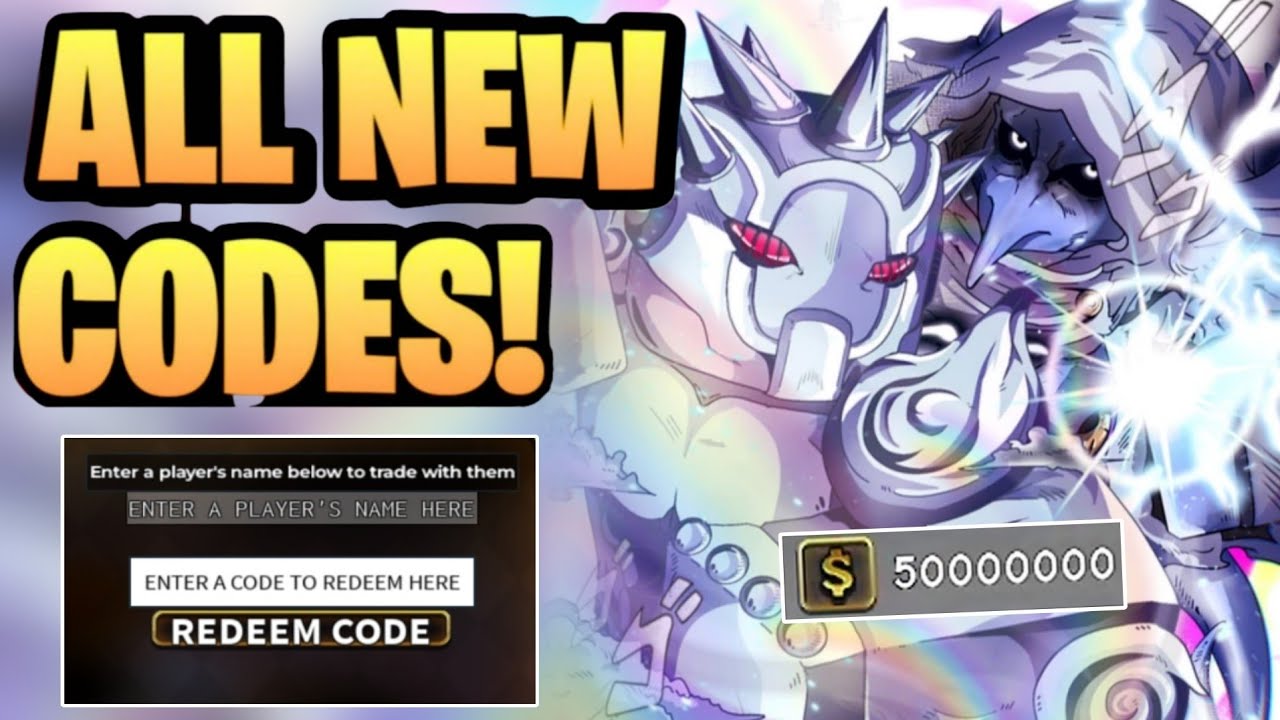 *NEW* ALL WORKING CODES FOR YOUR BIZARRE ADVENTURE IN 2024! ROBLOX YBA ...