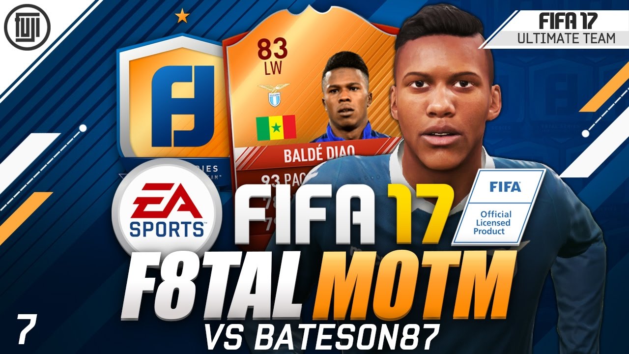 FIFA 17 F8TAL MOTM! #7 KNOCKOUTS VS BATESON87!!! - FIFA 17 Ultimate ...