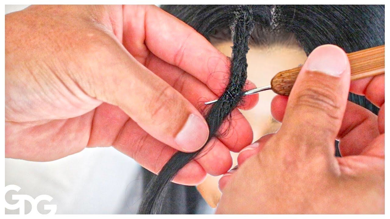 Instant Dreadlocks With Straight Hair - YouTube