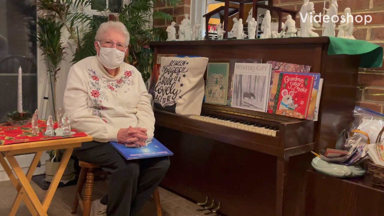 Mrs. Deitz reads “Song of the Stars” by Sally Lloyd-Jones and paintings ...