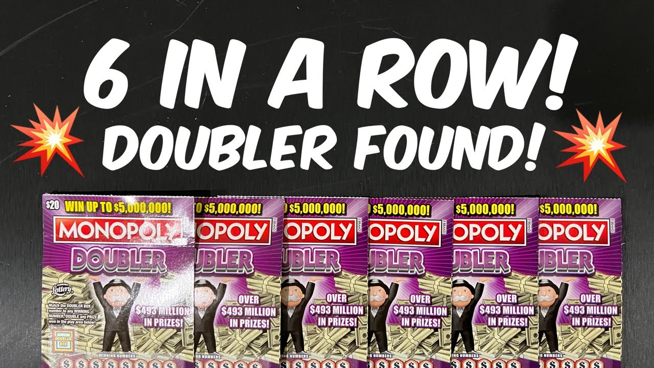 $20 Monopoly Doubler | 6 in a Row!! | The odds are Real! - YouTube