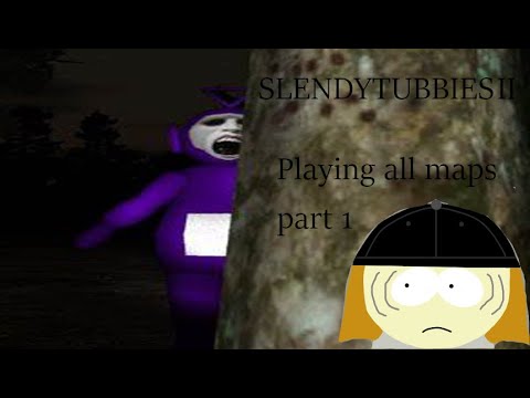 Slendytubbies gameplay playing all maps part 1 - YouTube