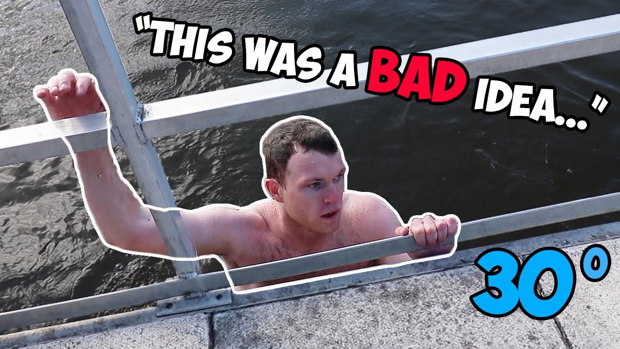 You WON'T BELIEVE why I had to jump in this FREEZING POND... (EPIC ...