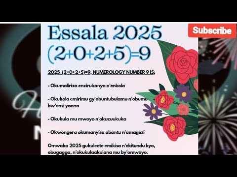 ESSALA EY'OKUSUMULULWA_2025_YIMUSA AMANYI MU BY'OMYOYO_OFUNE EKITANGAALA MU BYOKOLA#newyear#prayer
