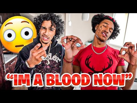 Acting Like a "BLOOD" Infront OF My CRIP Homie Jay Cinco - YouTube