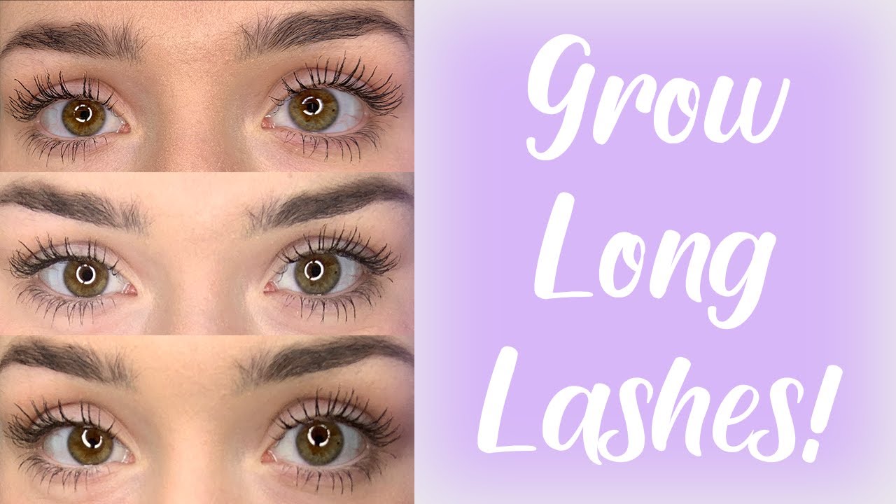 Lash Care Routine How to Grow Lashes Naturally - YouTube