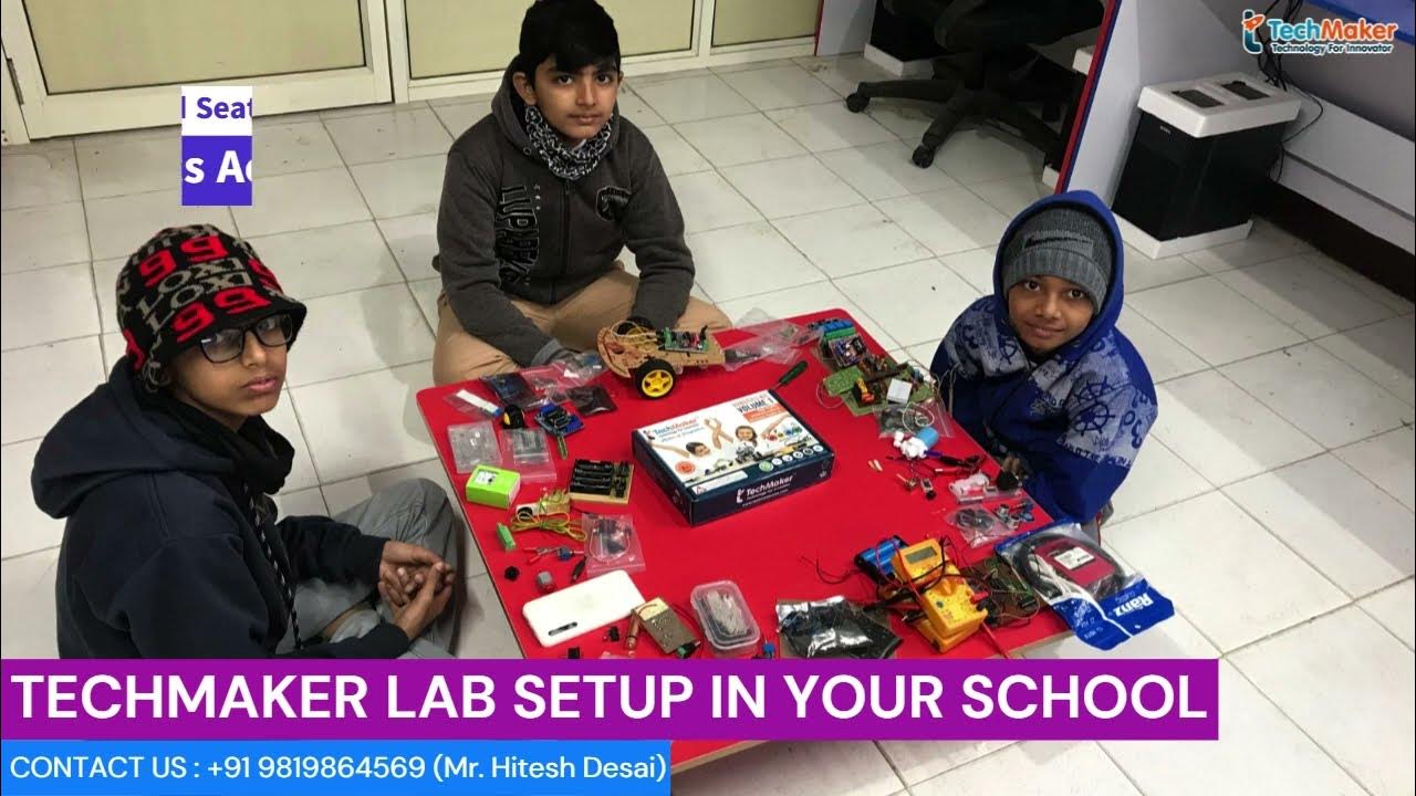 TECHMAKER STEM ROBOTICS LAB SETUP FOR SCHOOL AND COLLAGES - YouTube