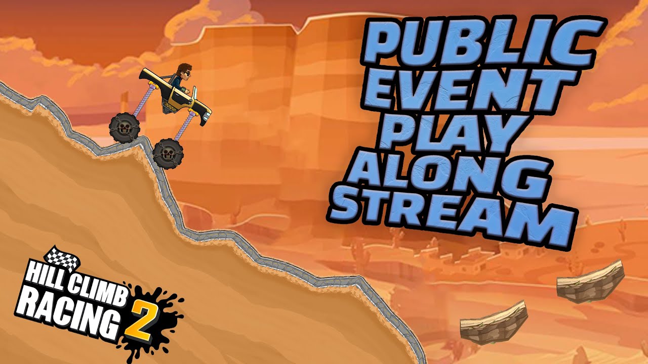 🔴PUBLIC EVENT STREAM😱Playing Downhill PE With Stream - Hill Climb ...