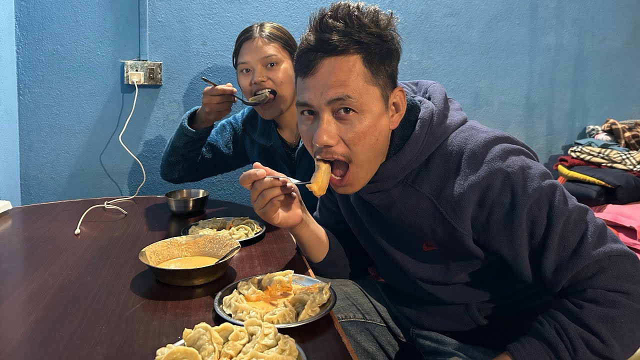 Momo eating with Family ️ - YouTube