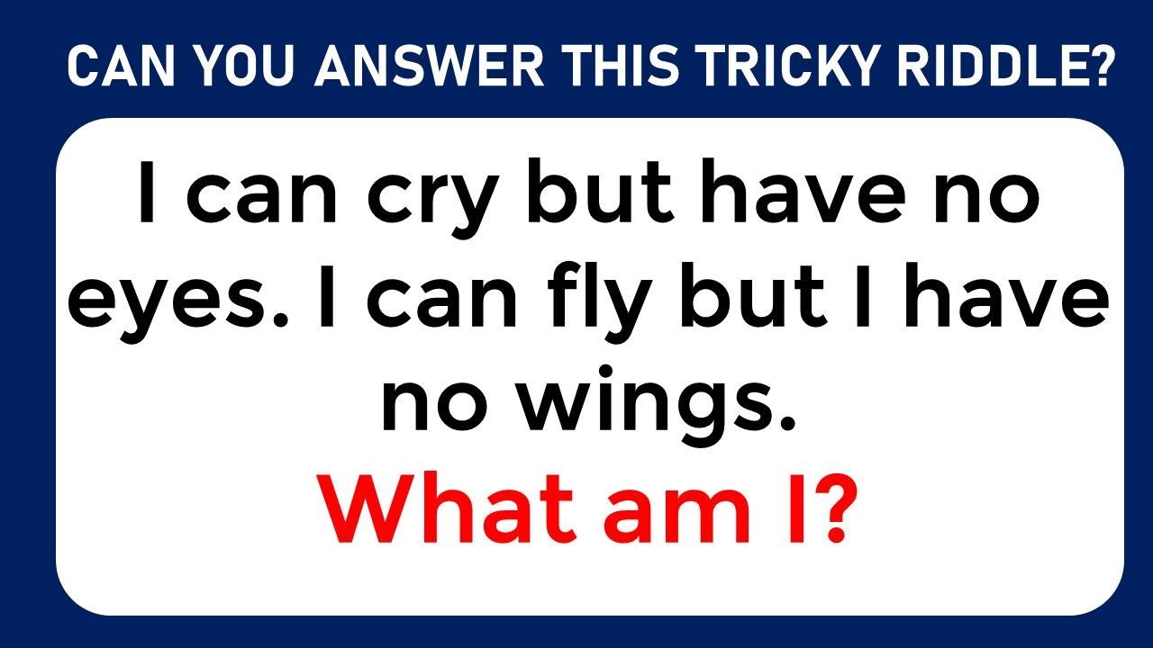 ENGLISH RIDDLES QUIZ: CAN YOU SOLVE THESE TRICKY RIDDLES. THEN PROVE IT ...