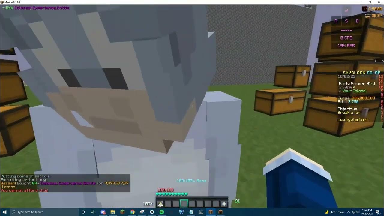 QOL Hypixel Skyblock Dupe GLITCH // Working on November 2022 - YouTube